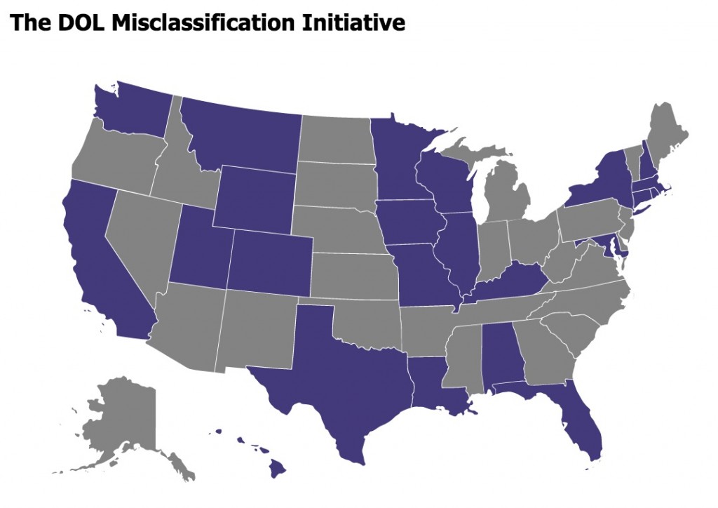 Federal labor department issues new guidance relating to worker misclassification - North ...