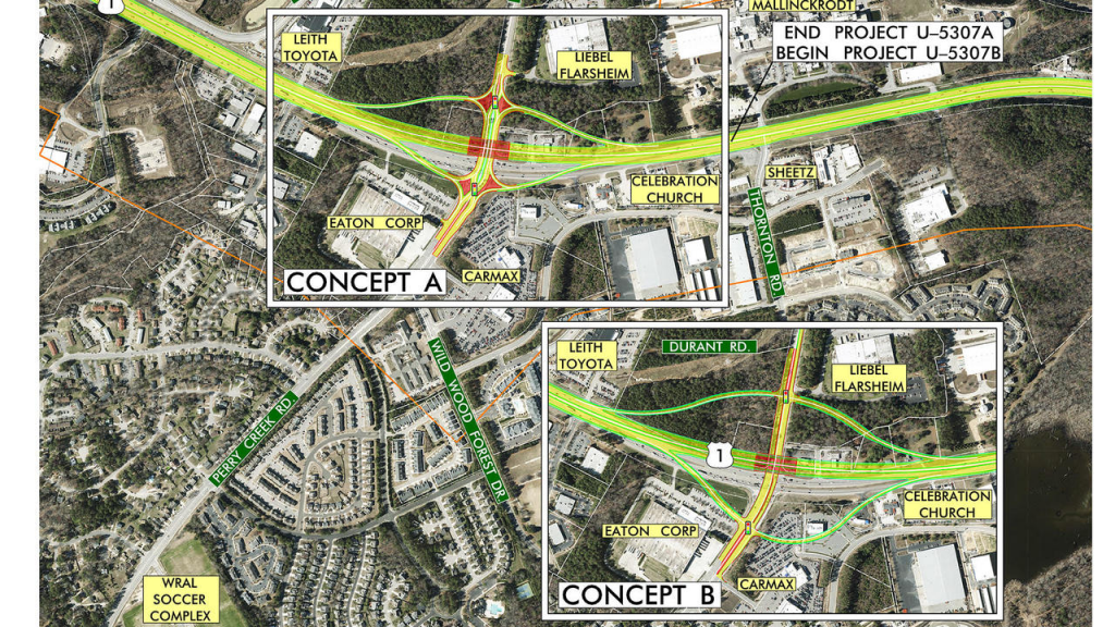 NCDOT plans $465 million freeway through Wake Forest - North Carolina ...