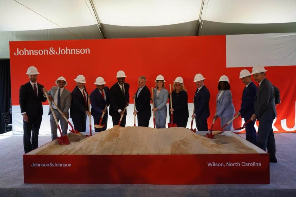 Johnson & Johnson breaks ground on facility in Wilson, creating 5,000 ...